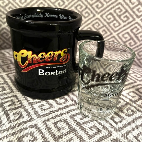 Cheers | Dining | New Cheers Boston Logo Mug And Shot Glass | Poshmark